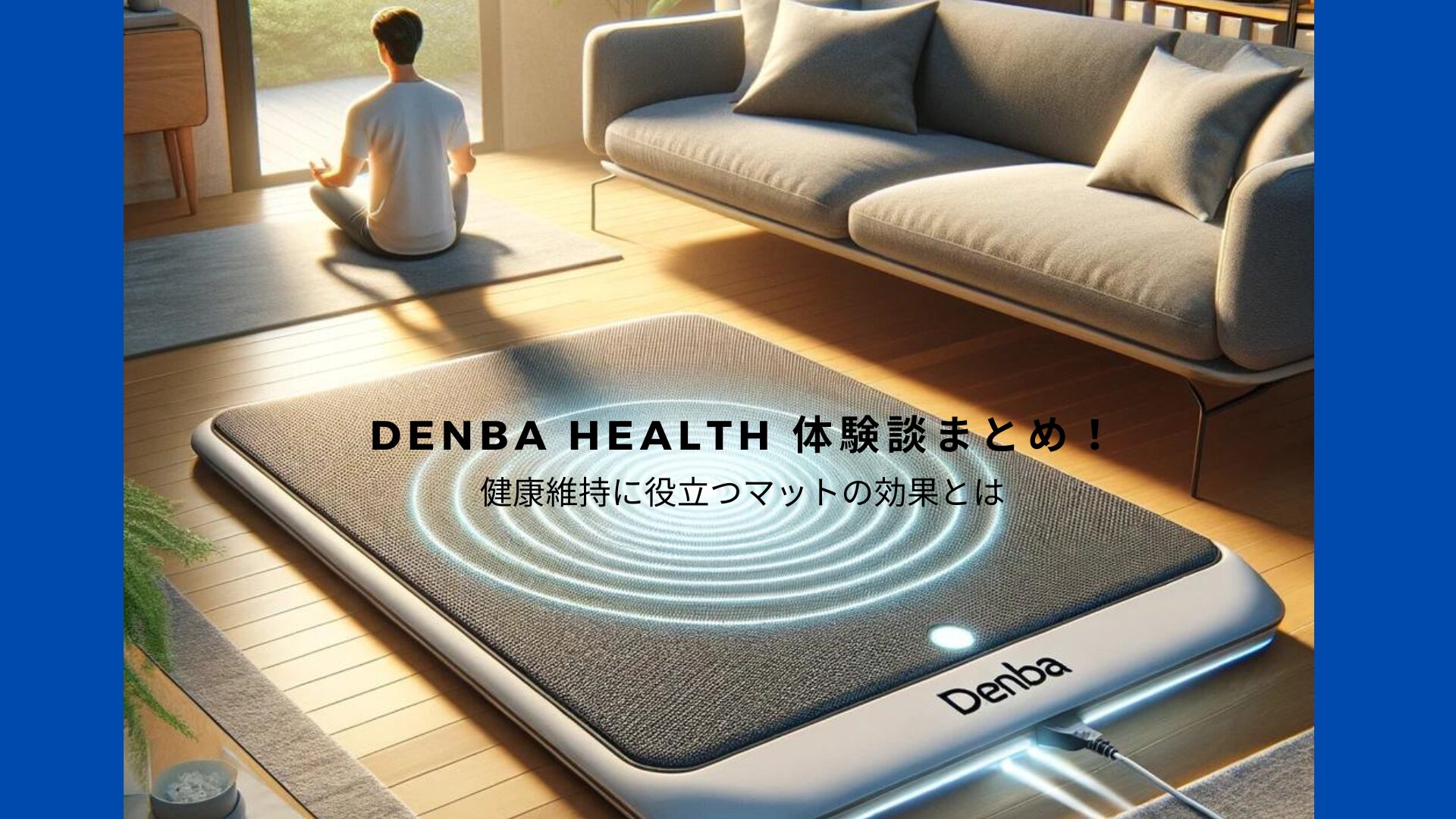 denba health 体験談まとめ！健康維持に役立つマットの効果とは | The Millennium Quest
